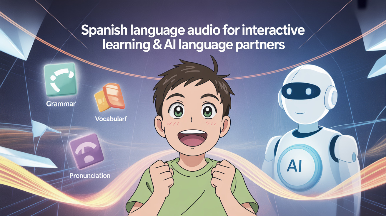 Spanish Language Audio for Interactive Learning & AI Language Partners