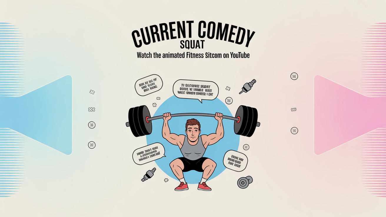 Current Comedy Squat: Watch the Animated Fitness Sitcom on YouTube