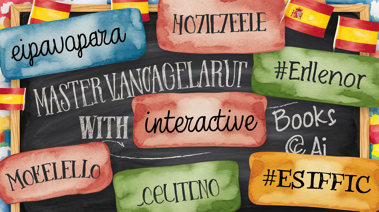 Spanish Language Words: Master Vocabulary with Interactive Books & AI