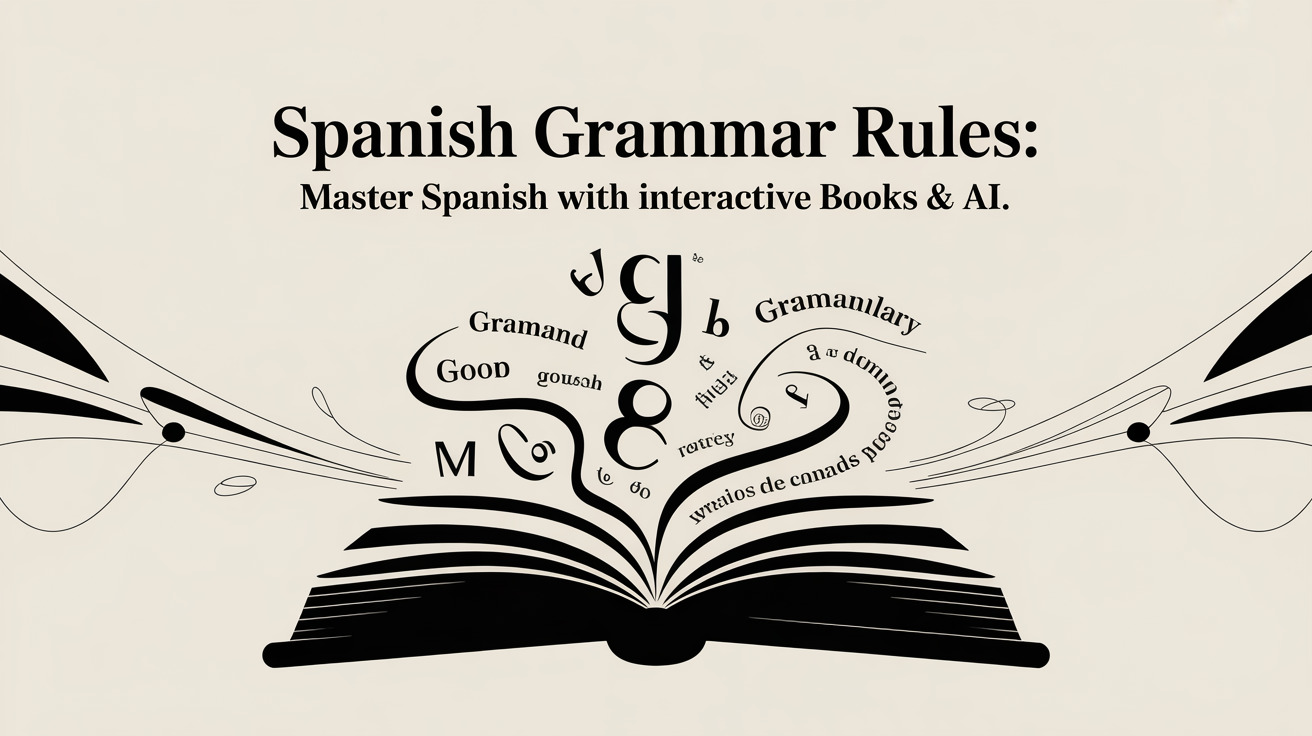 Spanish Grammar Rules: Master Spanish with Interactive Books & AI