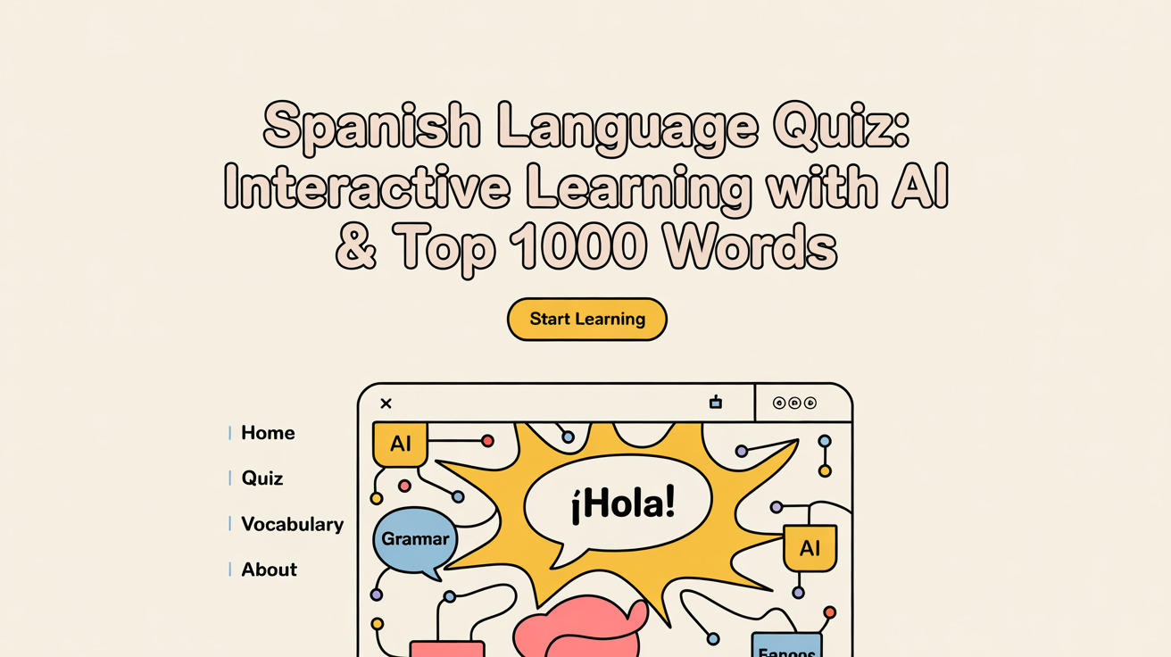 Spanish Language Quiz: Interactive Learning with AI & Top 1000 Words