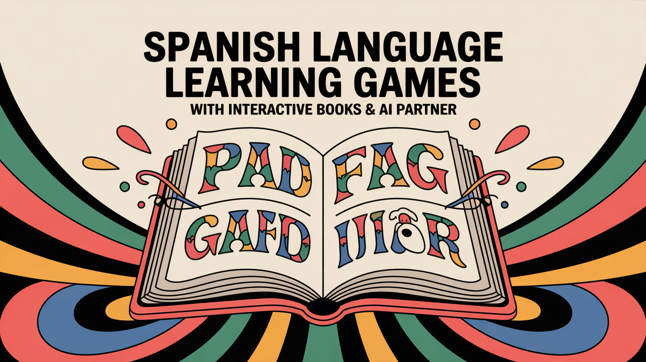 Spanish Language Learning Games with Interactive Books & AI Partner
